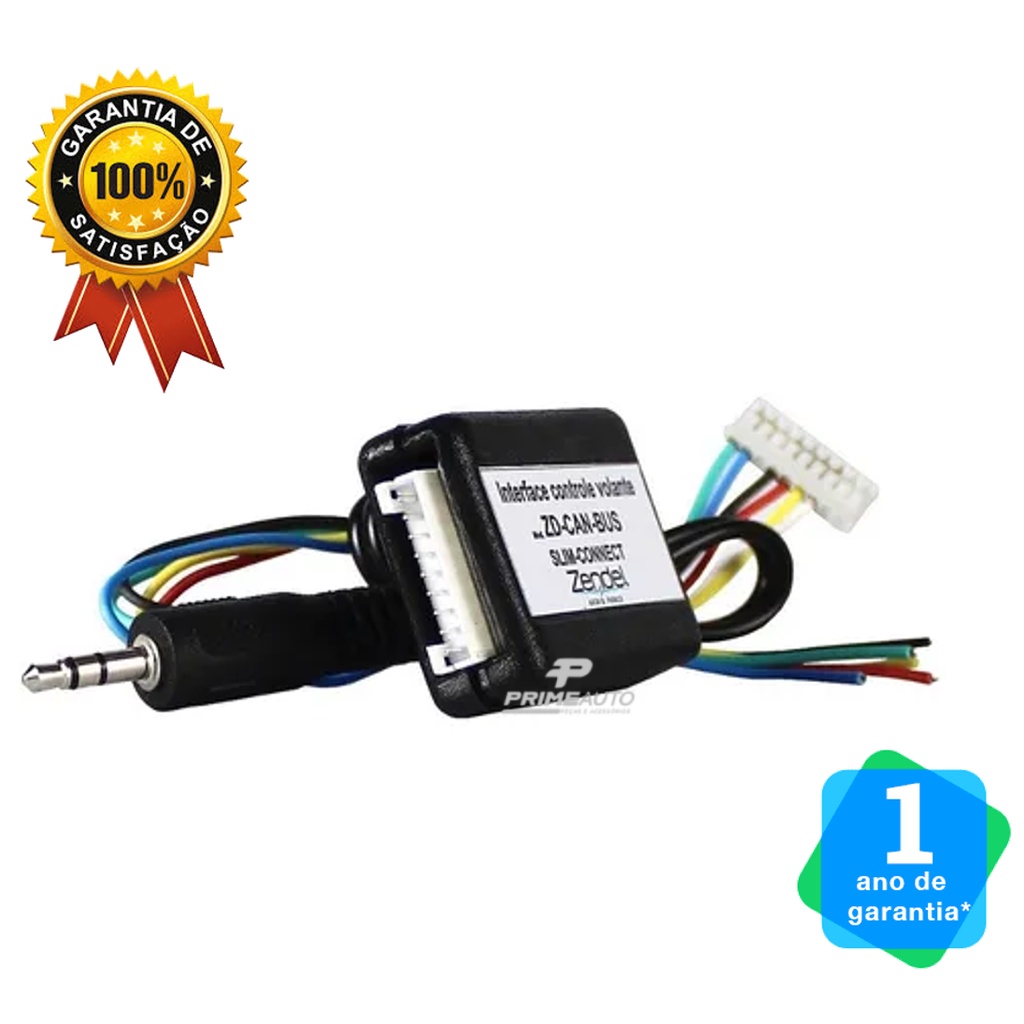 Interface Controles de Volante ZD Can V4 Canbus Zendel | Shopee Brasil