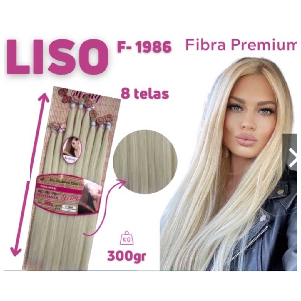 Cabelo Orgânico Liso 8 telas - Loiro Perolado 613 - 300g | Shopee Brasil