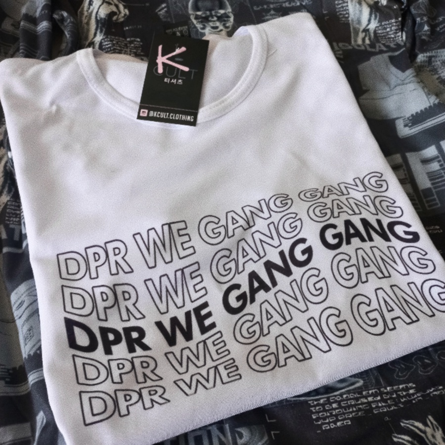 Camiseta Unissex DPR WE GANG GANG 'Dream Perfect Regime' | Krnb ...
