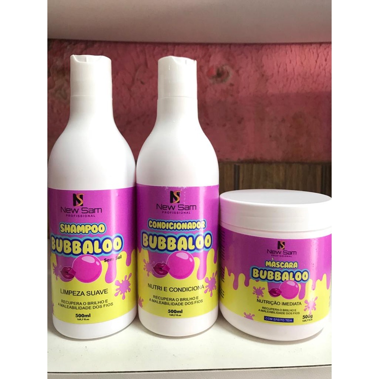 Kit Bubbaloo 3 Itens - New Sam | Shopee Brasil