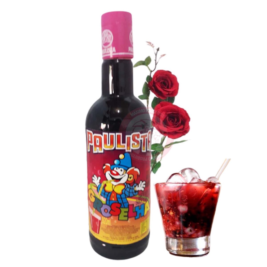 Bebida Groselha 920 ML Drinks Original Exclusivo | Shopee Brasil