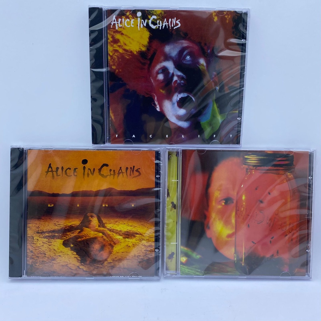 3 Cds Alice In Chains - Facelift, Dirt, Jar Of Flies | Shopee Brasil