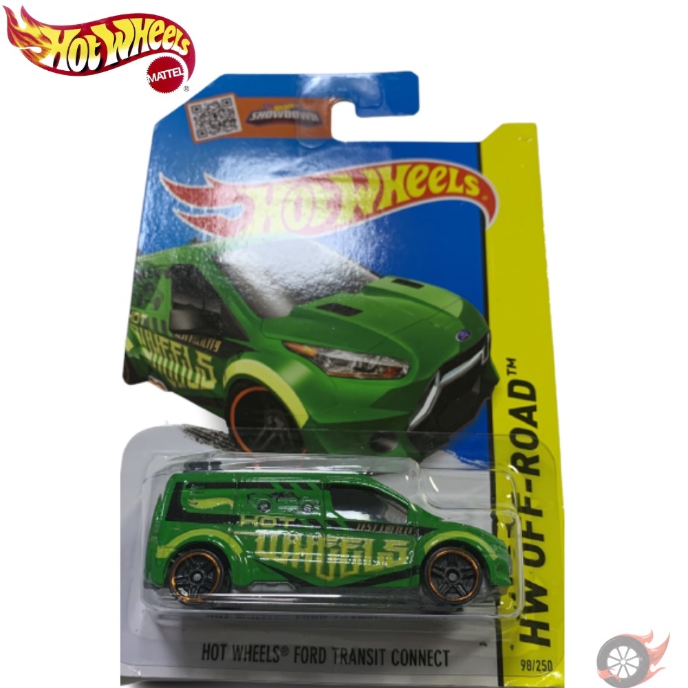 Hot Wheels Ford Transit Connect Cor Verde | Shopee Brasil