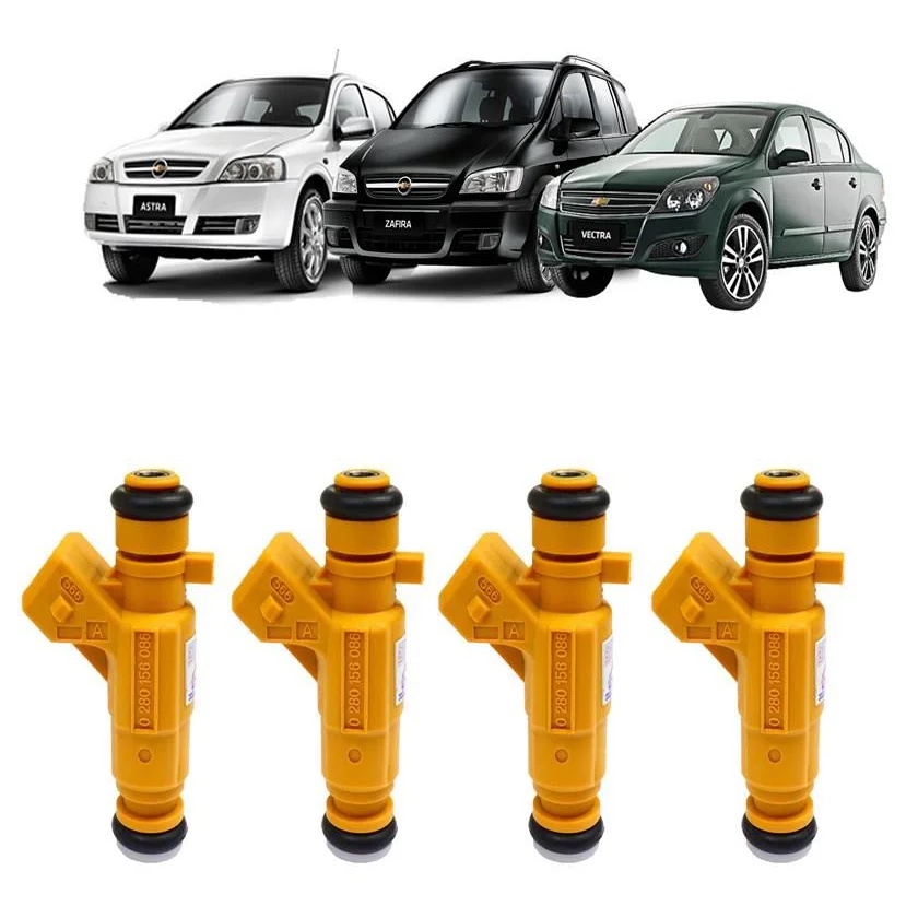 (KIT) 4 Bico Injetor Original Bosch Gm Astra Zafira Flex 0280156086 ...
