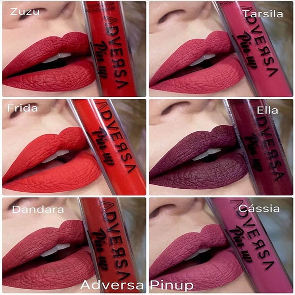 Batom Líquido Matte Adversa Pin-Up | Shopee Brasil