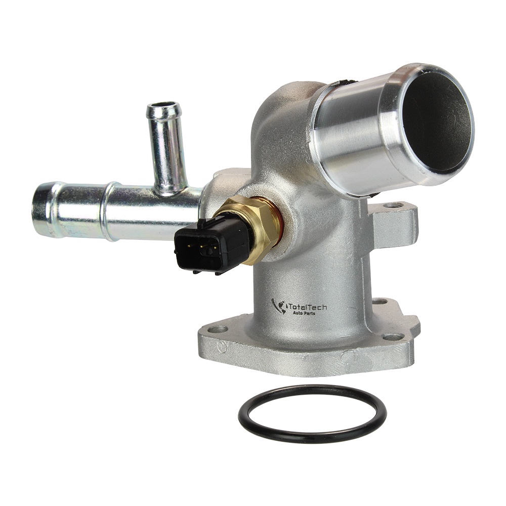 Carcaça Flange Válvula Termostática Com Sensor Hyundai HB20 i30 Kia ...
