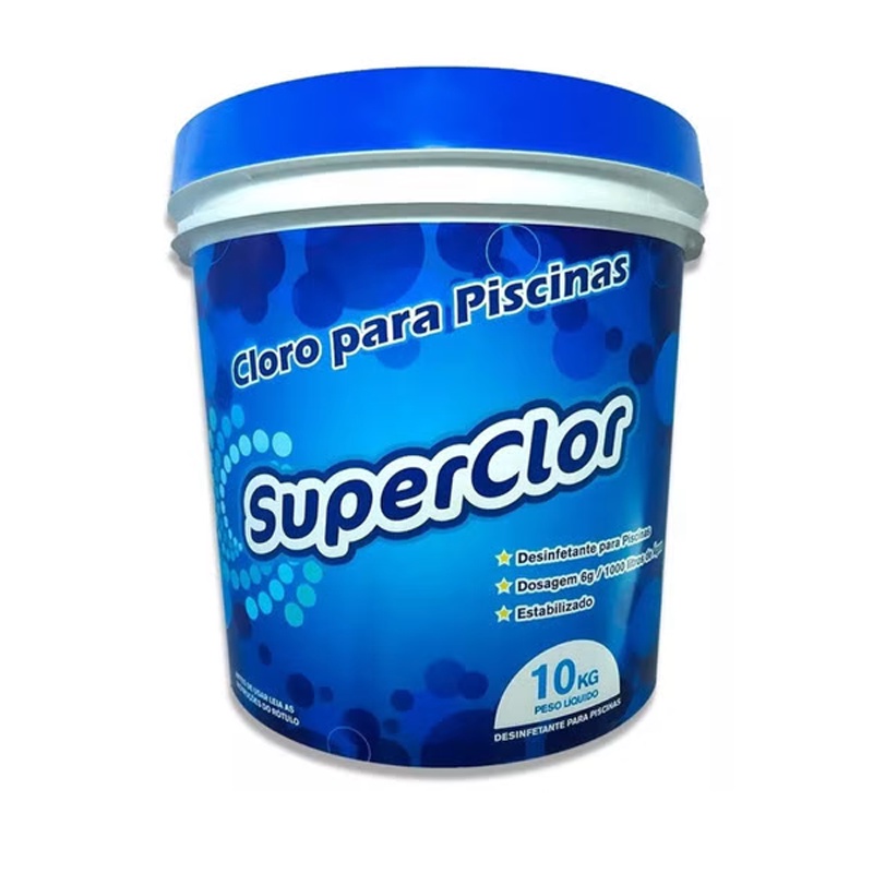 Balde De Cloro Granulado Para Limpeza de Piscinas 10Kg Desinfetante ... Balde De Cloro Granulado Para Limpeza de Piscinas 10Kg Desinfetante ...