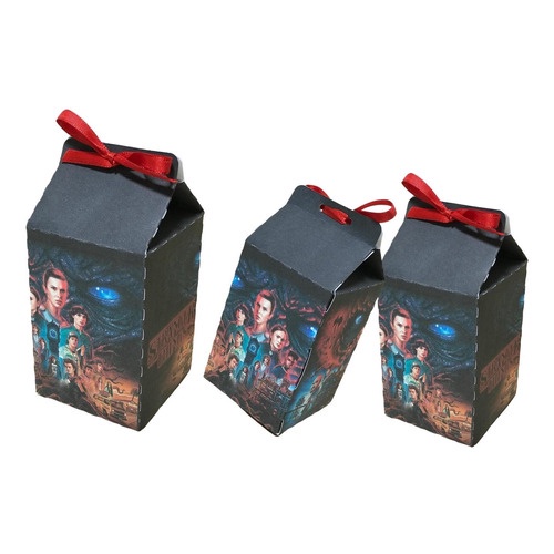 50 Caixa Milk Lembrancinhas Personalizados Stranger Things | Shopee Brasil