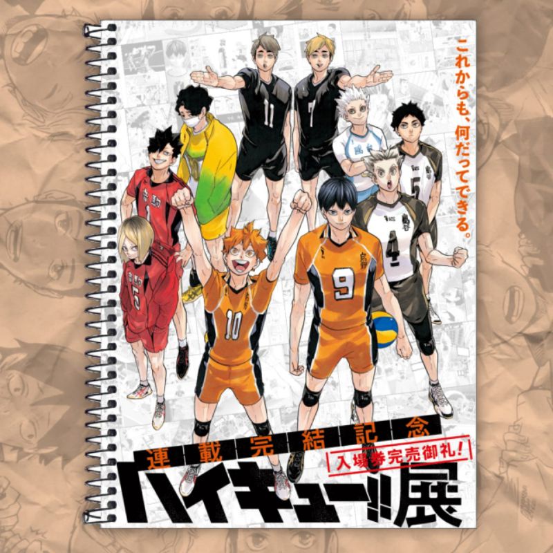 caderno anime haikyuu | Shopee Brasil
