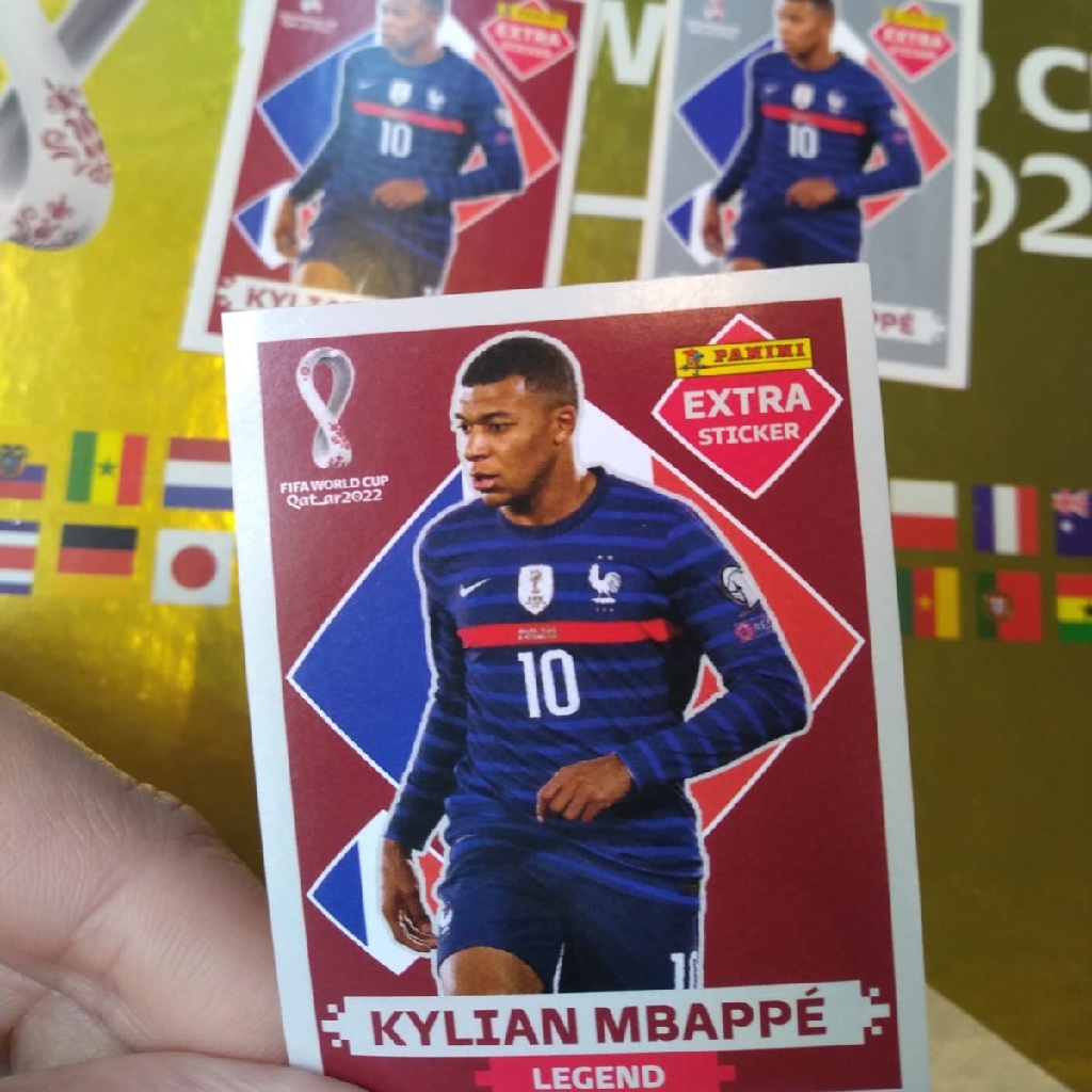 Figurinha Mbappe Rara Bordo Panini | Shopee Brasil