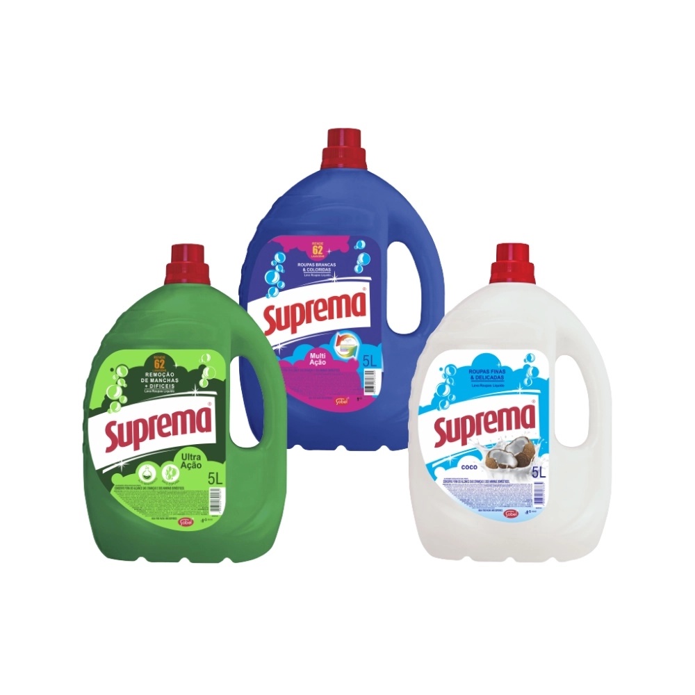 Lava Roupa Líquido Suprema 5 Lts | Shopee Brasil