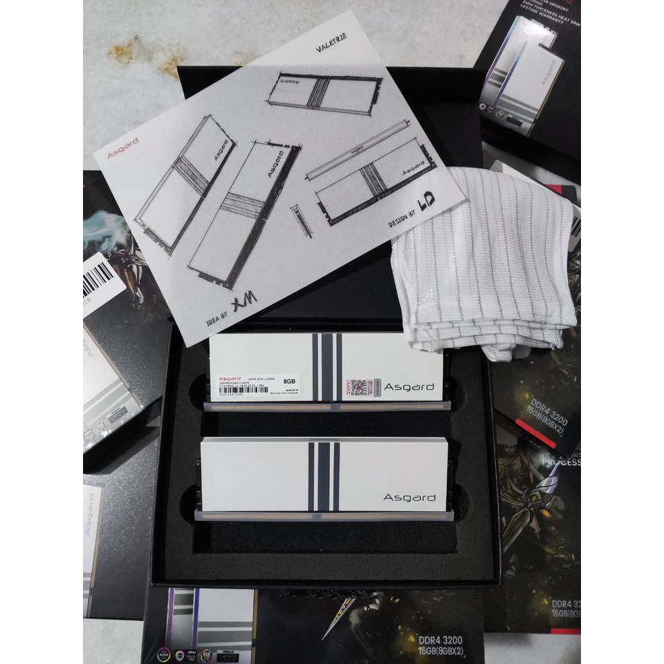 Memória Ram Asgard Valkyrie V5 RGB DDR4 16gb 3200mhz 2x8gb | Shopee Brasil