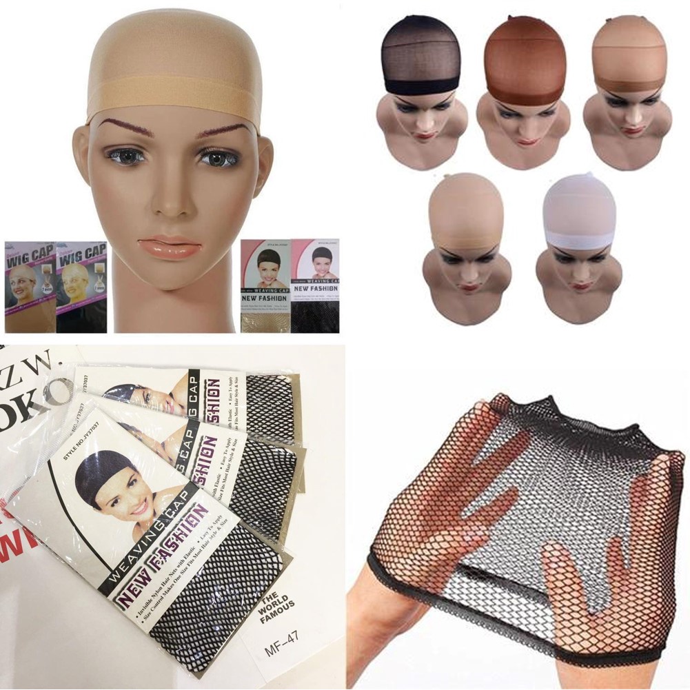BR000 Toque do Cap para Peruca Touca fina para prender cabelos antes ...