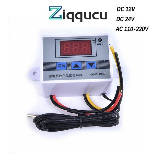 ZIQQUCU XH-W3002 W3001 Microcomputador Termostato Digital Interruptor Controlador De Temperatura ...