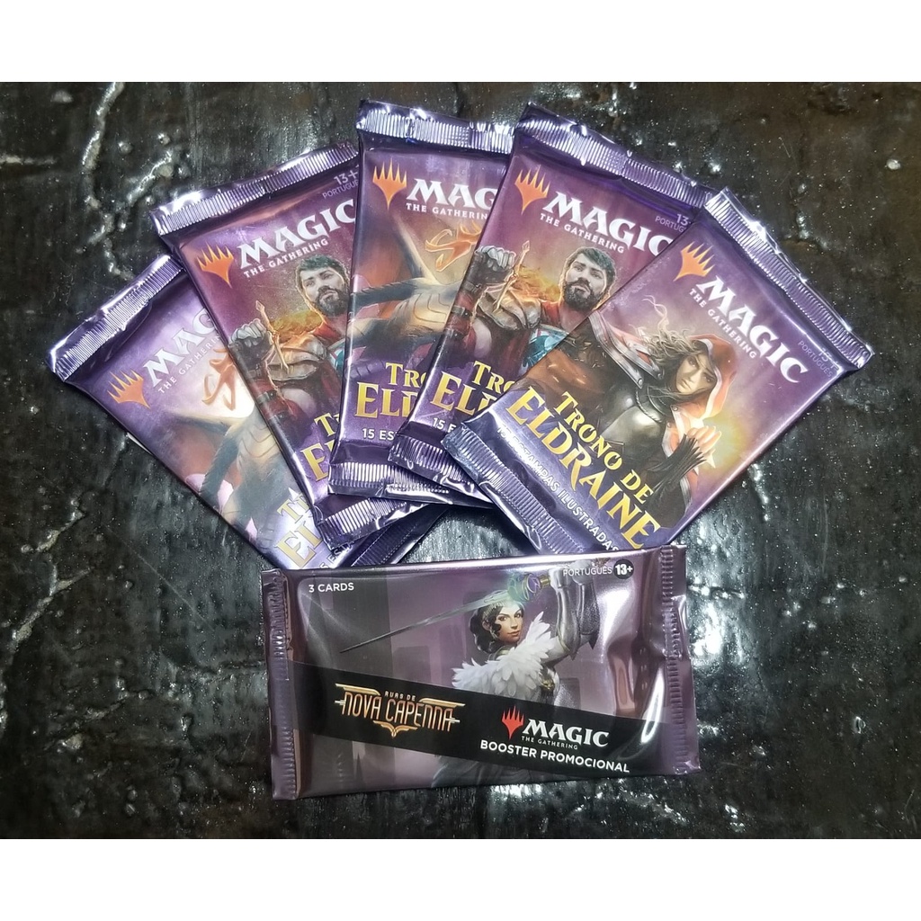 Kit 5 boosters + 1 Booster Promo - Magic The Gathering, MTG, Jogo de ...