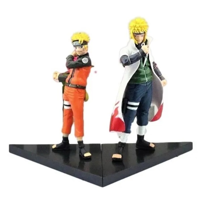 Kit 2 Bonecos Naruto + Minato Dxf Shinobi Relations | Shopee Brasil