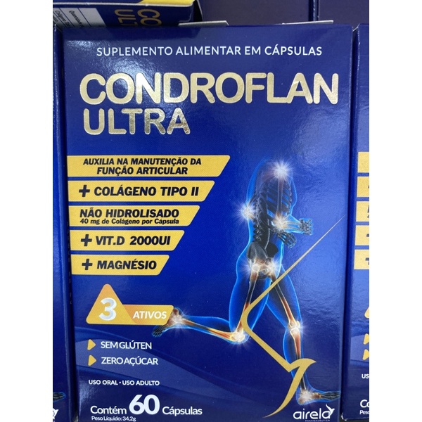 Condroflan Ultra Colágeno com 60 cápsulas | Shopee Brasil