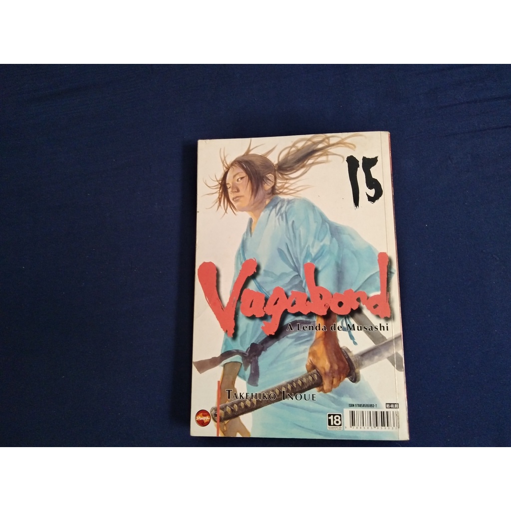 Mangá Vagabond 15 ( Editora Sampa ) | Shopee Brasil