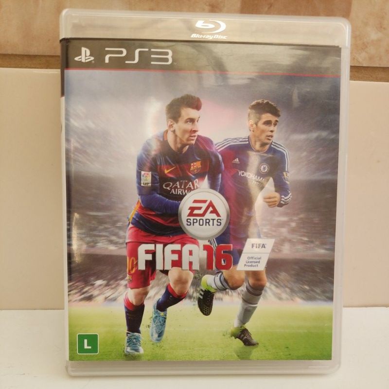 Jogo PS3 FIFA 16 dublado em português Brasil original mídia física | Shopee Brasil