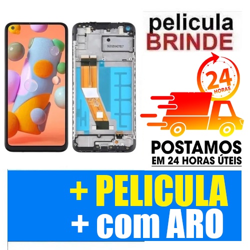 Tela Frontal Touch Display A11 A115m com aro Original | Shopee Brasil