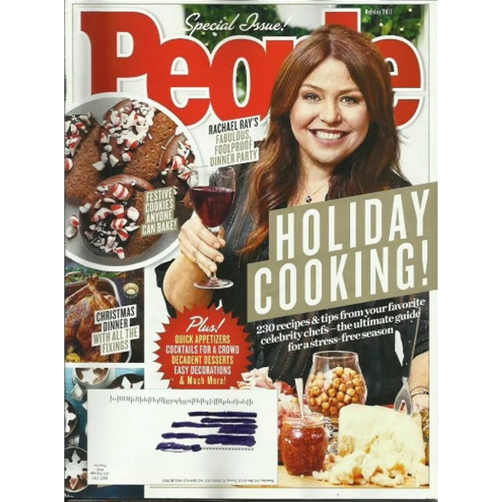 REVISTA PEOPLE, DE DEZEMBRO DE 2017, COM RACHEL RAY NA CAPA. | Shopee ...