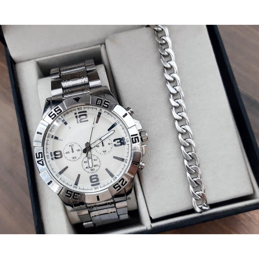 Relógio Montblanc Iced Sea Masculino Aço Inoxidável Prateado 130793 ...