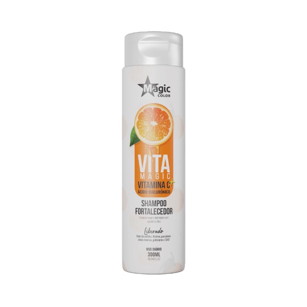 Magic Color Shampoo Fortalecedor Vita Vitamina C 300 ml | Shopee Brasil