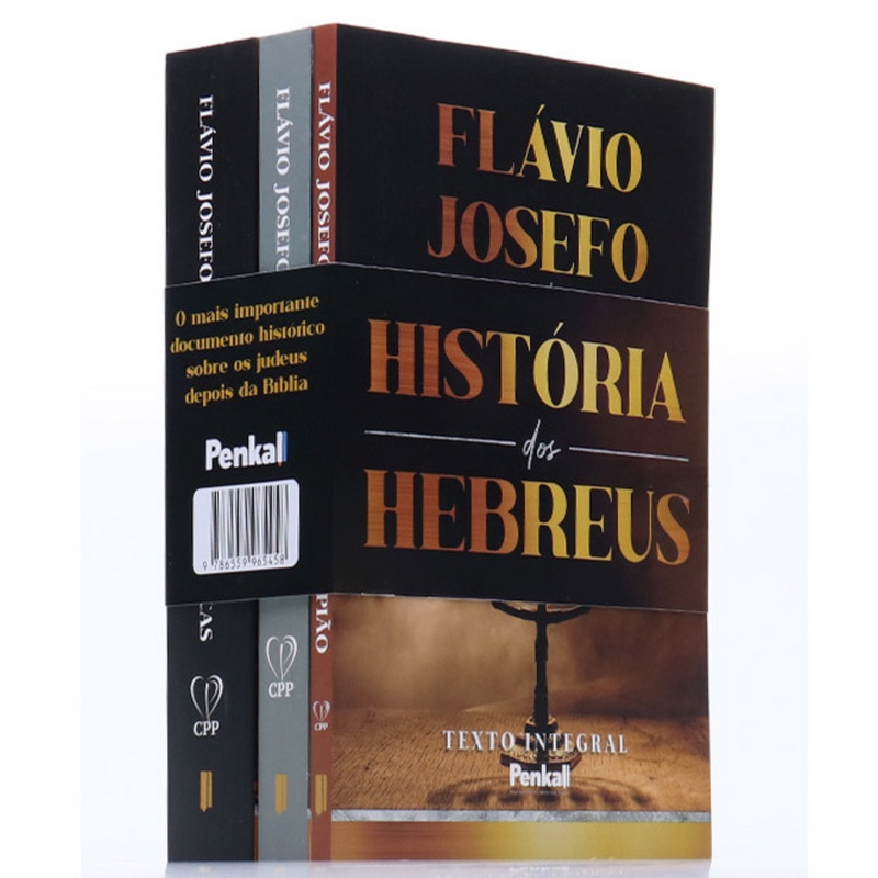 Box 3 Livros História Dos Hebreus Flávio Josefo Obra Original História ...
