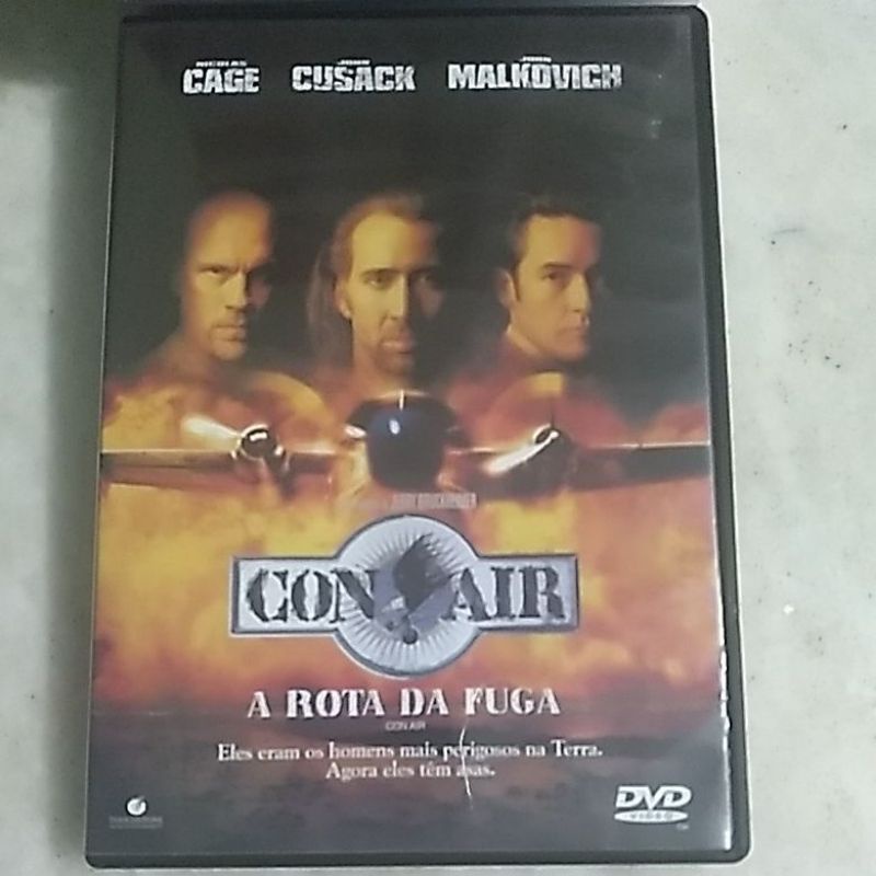 DVD- CONAIR - A ROTA DE FUGA ORIGINAL | Shopee Brasil