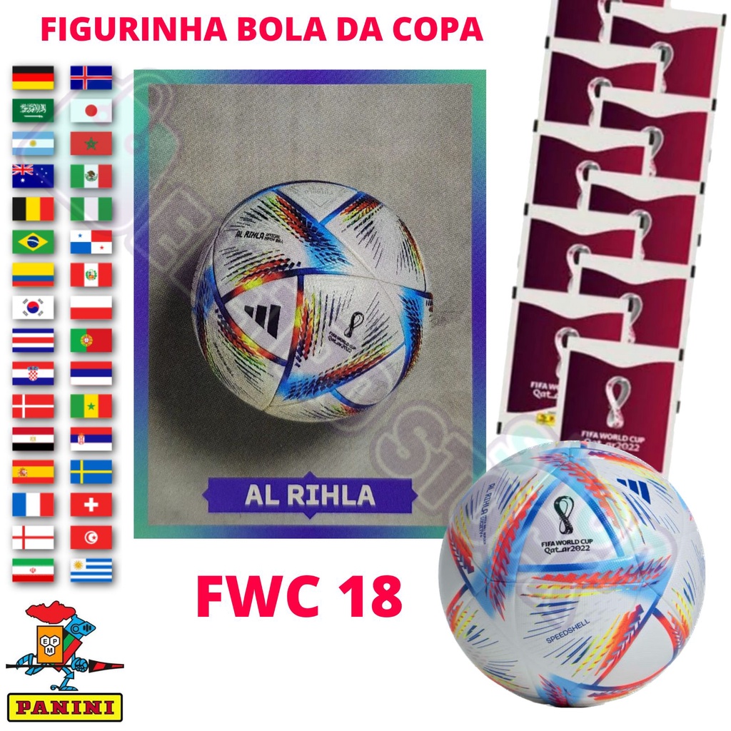 Figurinha Da Copa 2022 Fwc18 Al Rihla Panini Original | Shopee Brasil