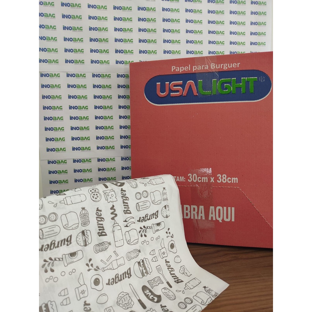 Papel Acoplado 30x38 - Lanche. | Shopee Brasil