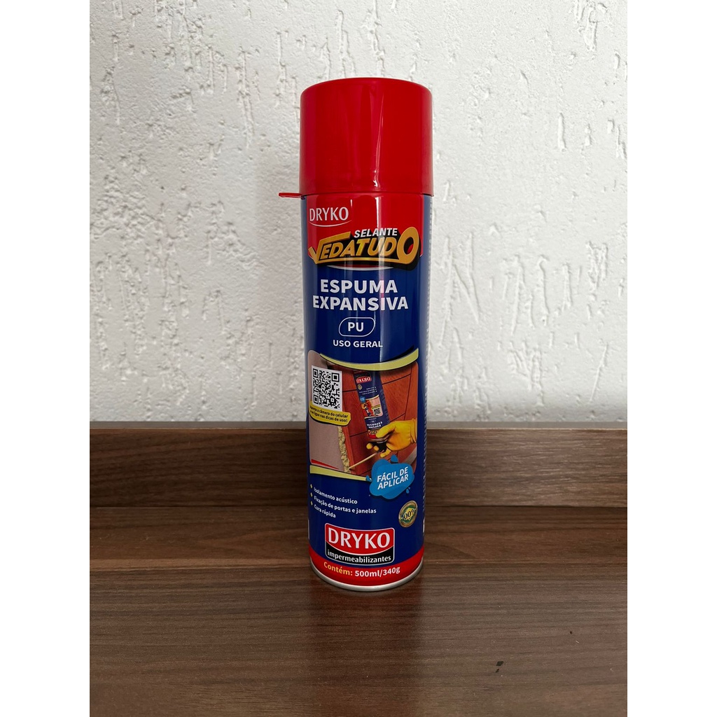 Espuma Expansiva - Pu de uso geral - 500ml/340g - Dryko. | Shopee Brasil