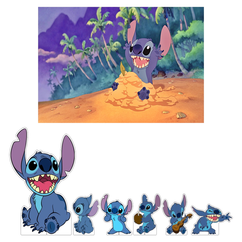 Mini Kit Display + Painel Festa Infantil Stitch | Shopee Brasil