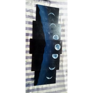 Quadro Mosaico fases da Lua | Shopee Brasil