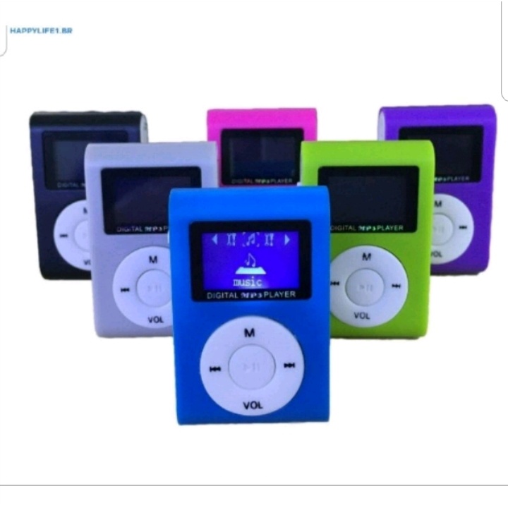 Mini mp3 music player usb tela lcd suporta micro SD 32GB cartão TF ...