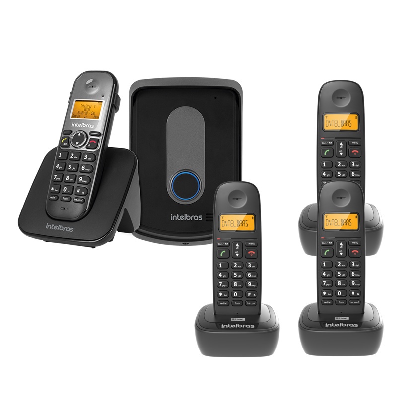Interfone Sem Fio Intelbras Tis 5010 + 3 Ramais TS 2511 | Shopee Brasil