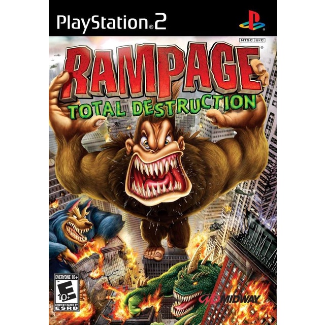 Rampage Total Destruction (PS2) | Shopee Brasil