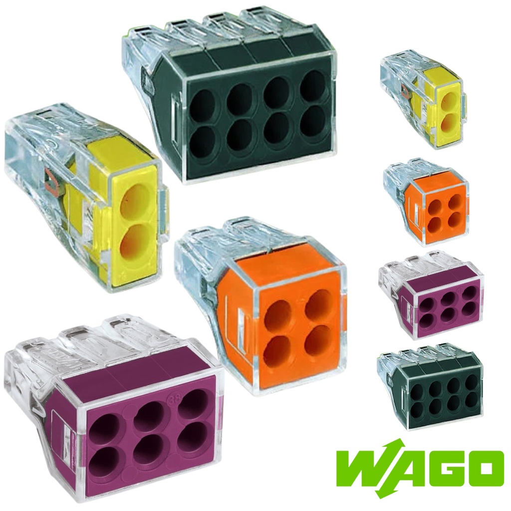 Conector Elétrico Emenda Wago 773 Original 2, 4, 6 e 8 vias - 2,5mm ...