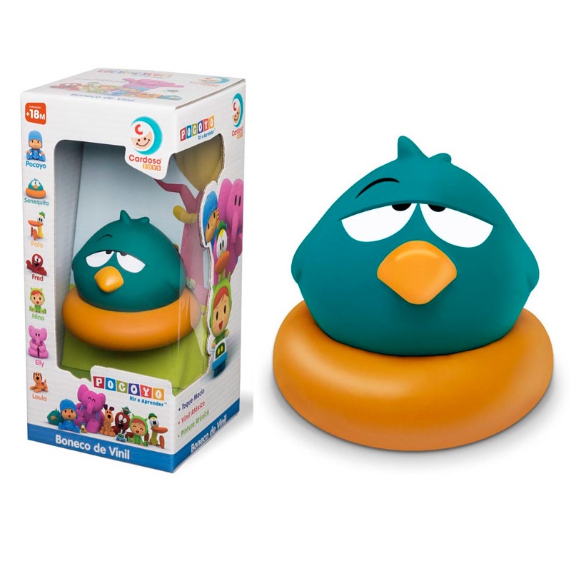 Boneco da turma do Pocoyo De Vinil Pocoyo Nina Pato Loula Elly Fred ou ...