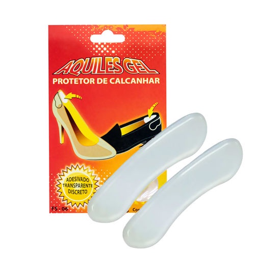 Protetor De Calcanhar De Silicone Contra Calos- Aquiles Gel | Shopee Brasil