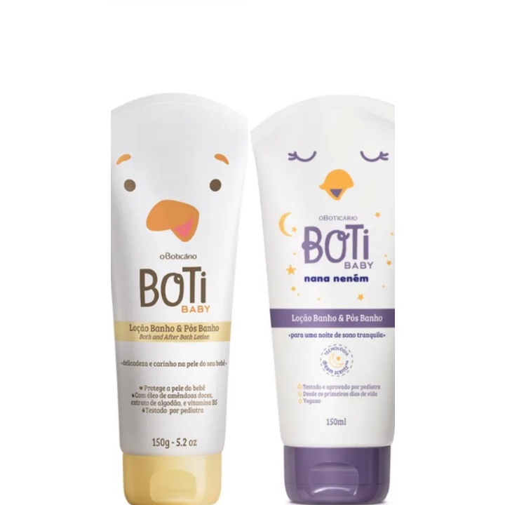 Boty Baby Loção Hidratante de Banho e Pós Banho Boti Baby, 150g ...