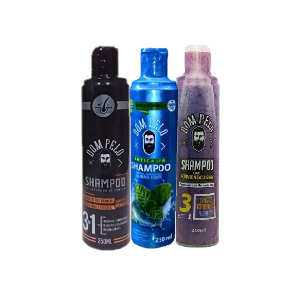 Shampoo Anticaspas 3 em 1 D. pelo Barba, e Bigode Original | Shopee Brasil