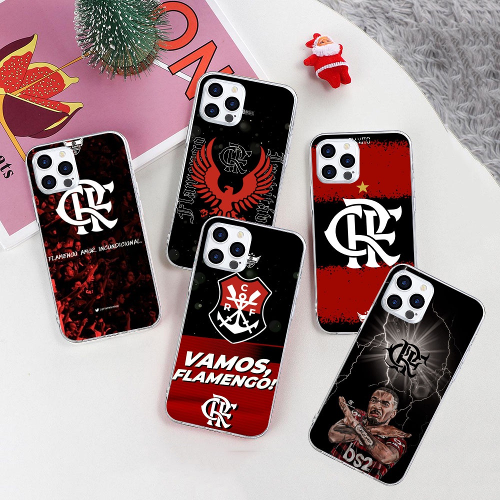 FX-51 Capa Macia De Silicone Flamengo Para iPhone 6 5 XR 8 7 5S 6S 11 ...