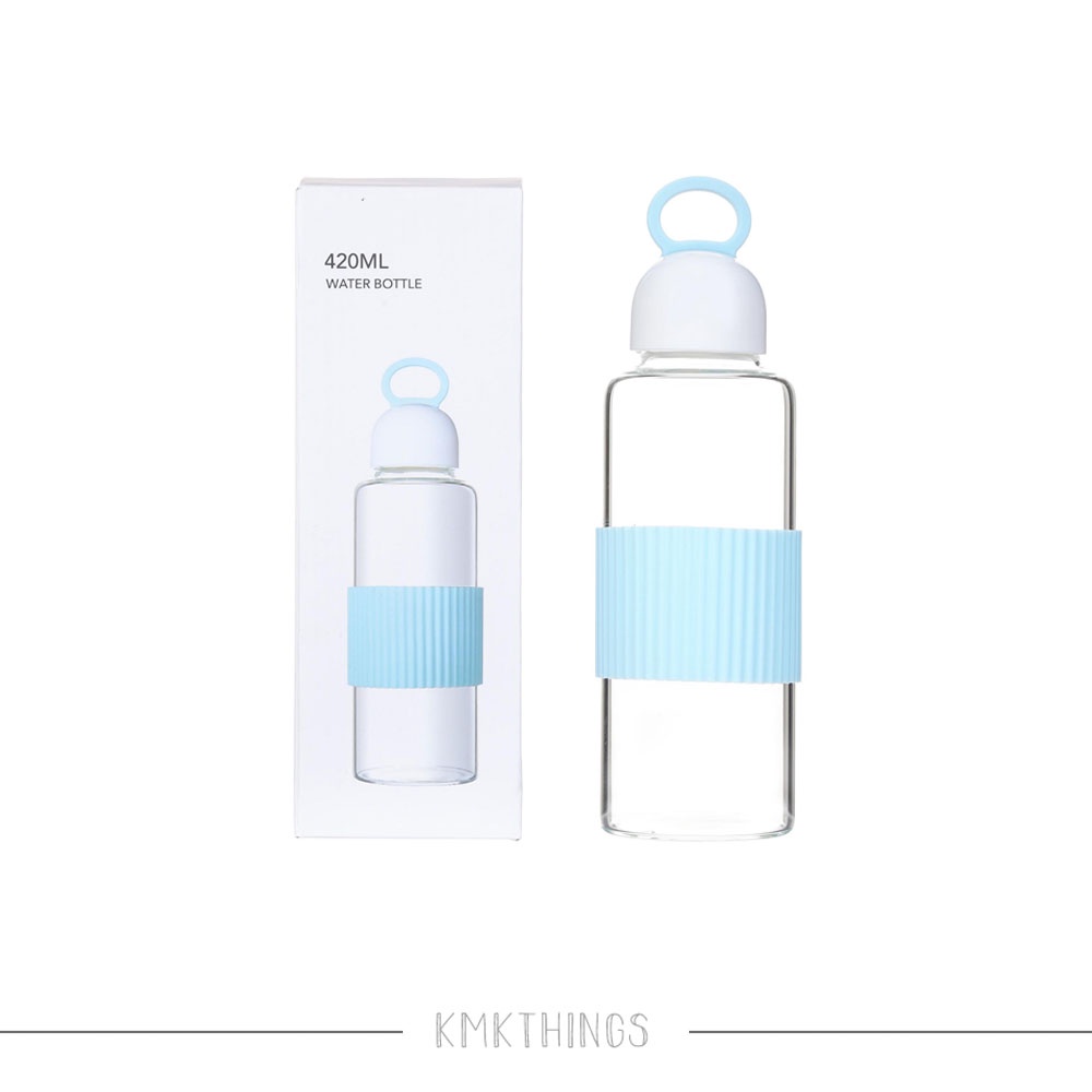 MINISO - Garrafa de Água 420ml Vidro Borossilicato | Shopee Brasil