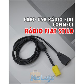 Cabo USB Stilo Radio Fiat Connect | Shopee Brasil