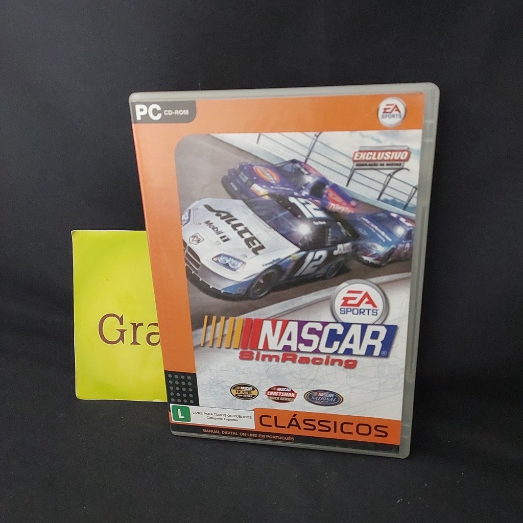 Nascar Sim Racing jogo PC CD-Rom original | Shopee Brasil
