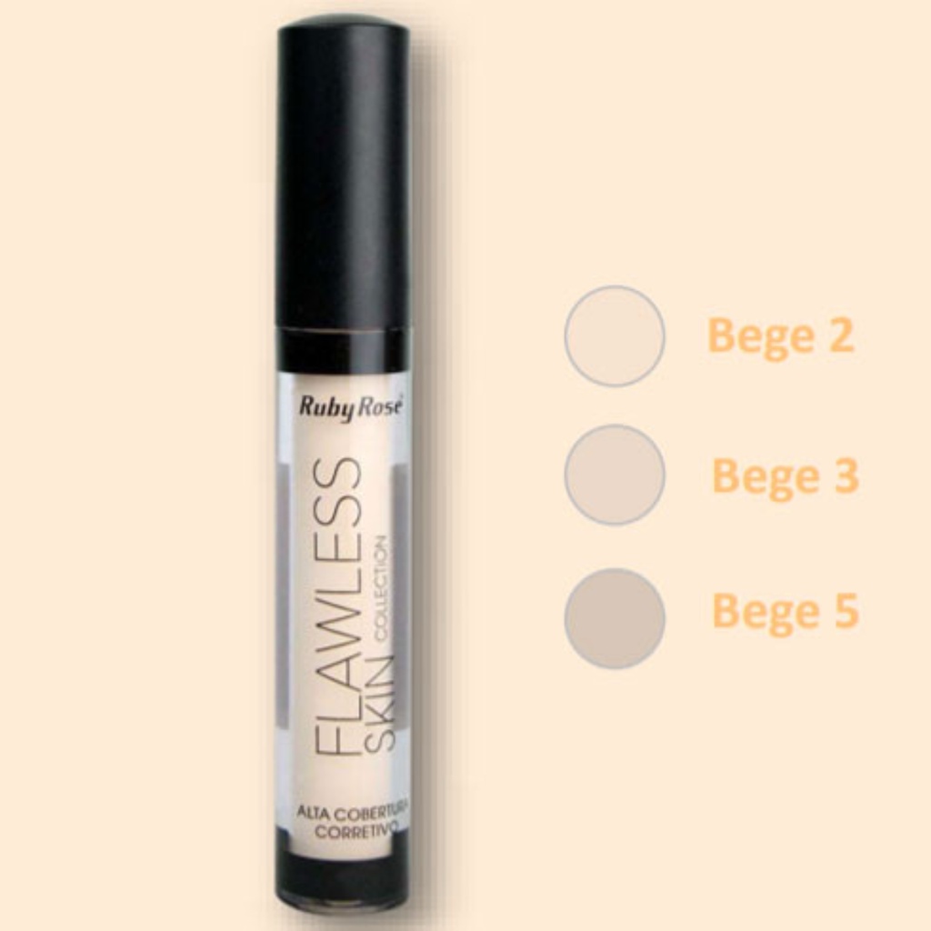 Corretivo Flawless Ruby Rose Alta Cobertura | Shopee Brasil Corretivo Flawless Ruby Rose Alta Cobertura | Shopee Brasil