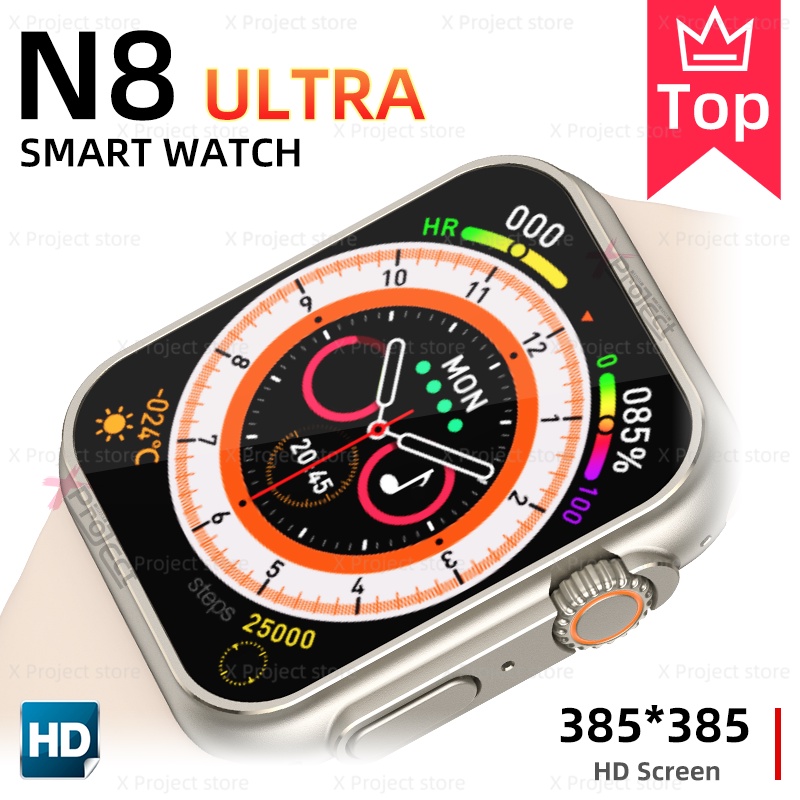 N8 Ultra Smartwatch Monitor De Pressão Arterial Frequência Cardíaca ...