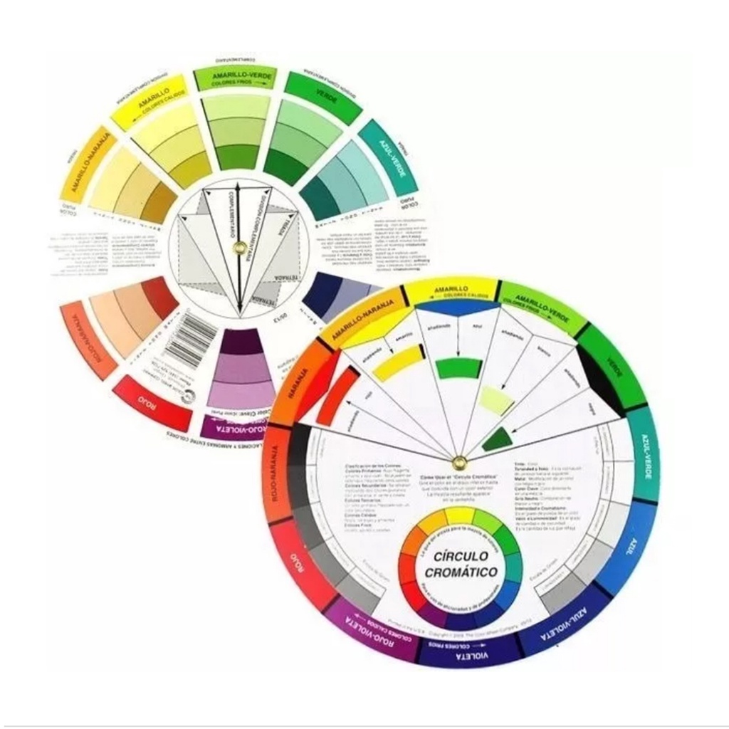 Círculo Cromático Pequeno 13 cm Color Wheel | Shopee Brasil