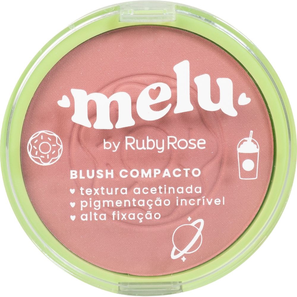 Blush Compacto Melu Ruby Rose | Shopee Brasil